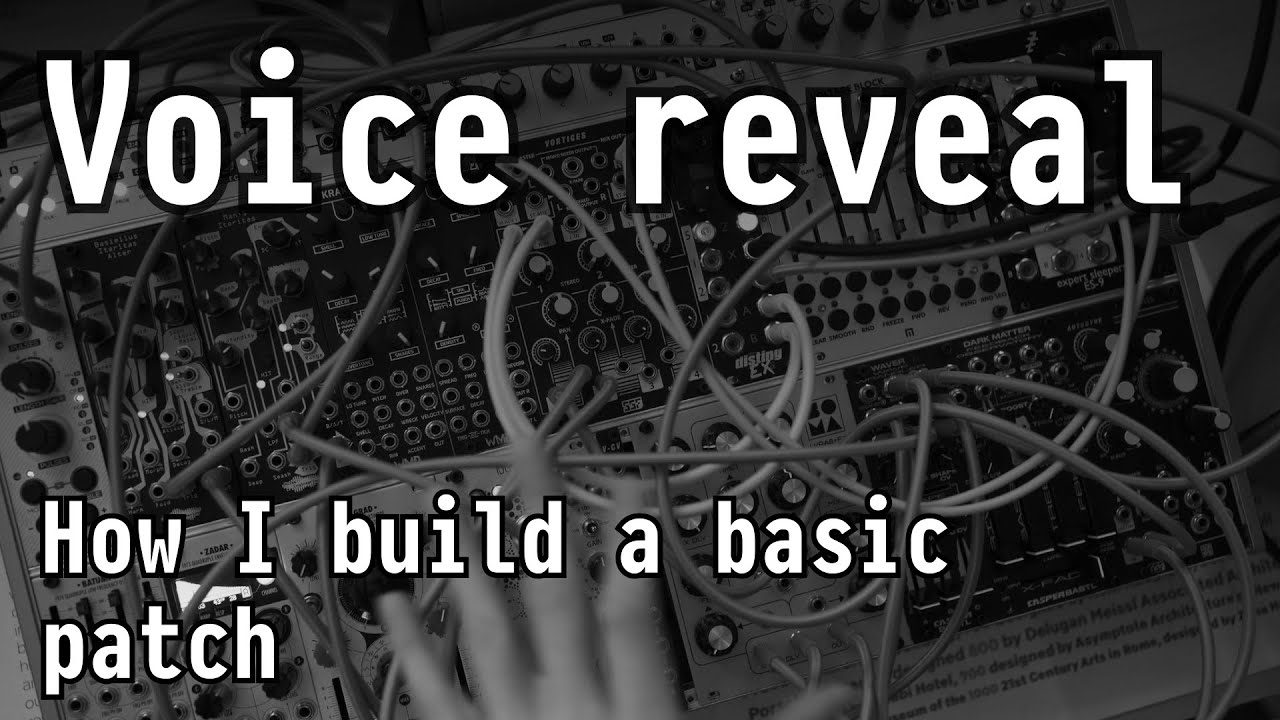 How I Build A Basic Patch Youtube