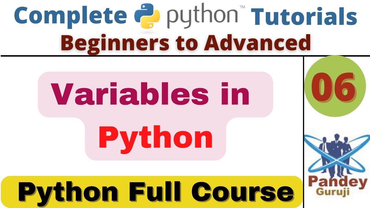 06 Variables In Python Data Analyst Data Science Using Python Python