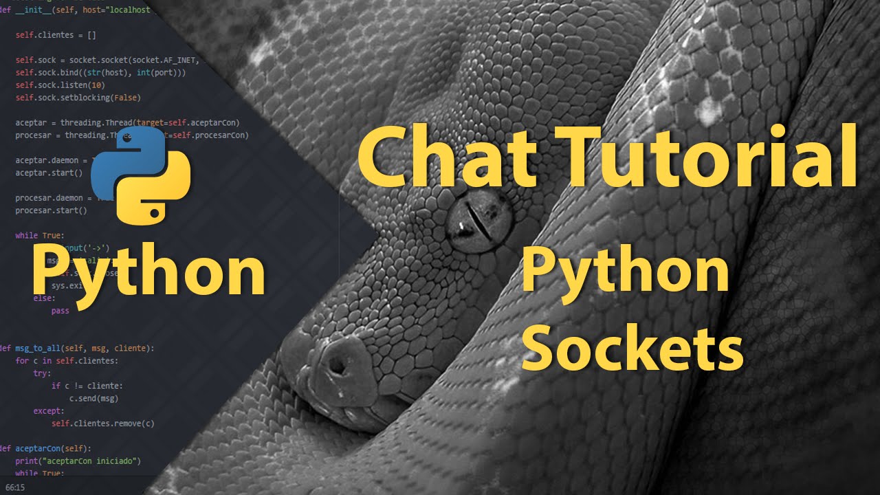Python Sockets Chat Tutorial Youtube