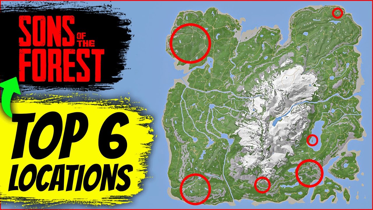 Top 6 Best Base Locations After Sons Of The Forest 1 0 Youtube