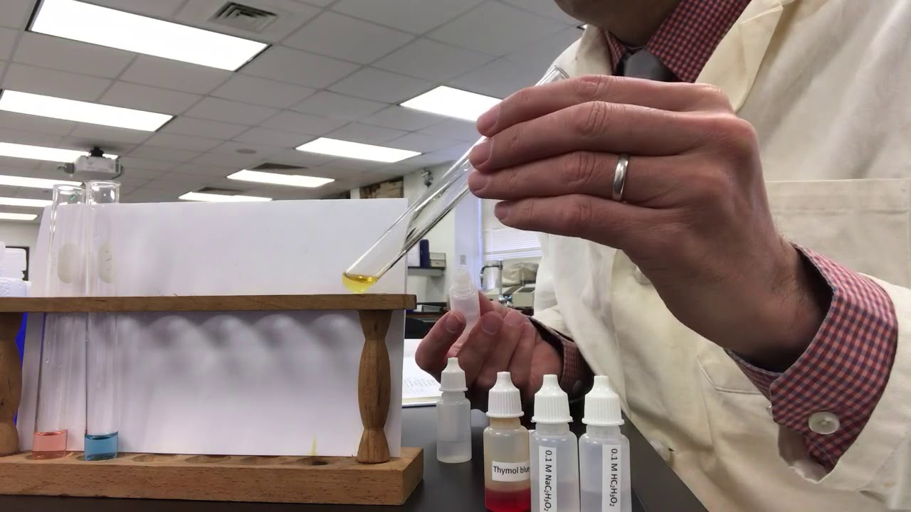 Lab 7 Buffer Solution 24 Reaction Youtube