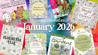 Us Completed Coloring Pages From November 2025 Until January 2026 Adult