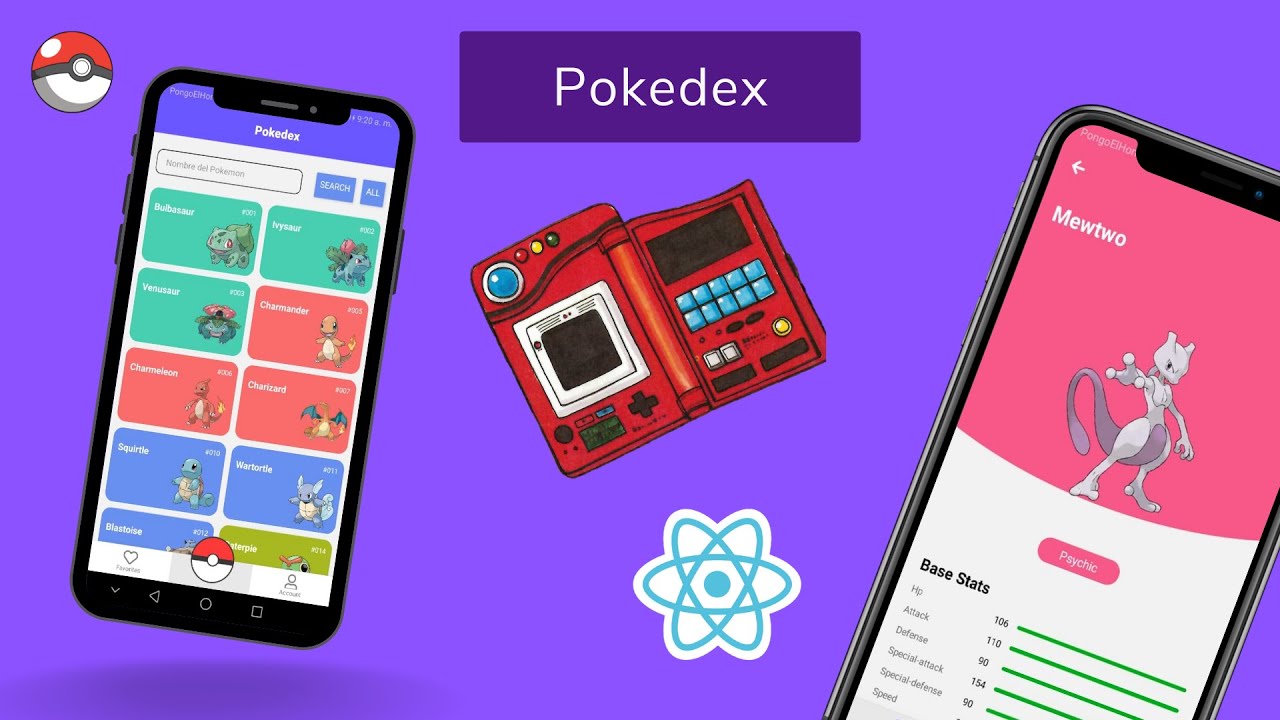 Pokedex App React Native Youtube