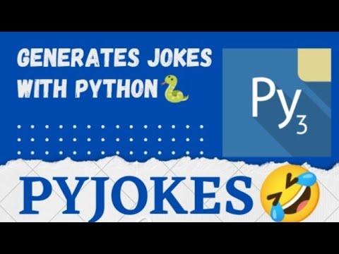 Python Program To Create Jokes In Android Using Pydroid 3 Pyjokes