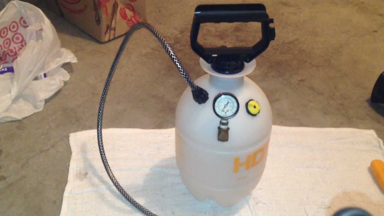 Diy Make Your Own 1 Man Pressure Brake Bleeder Youtube