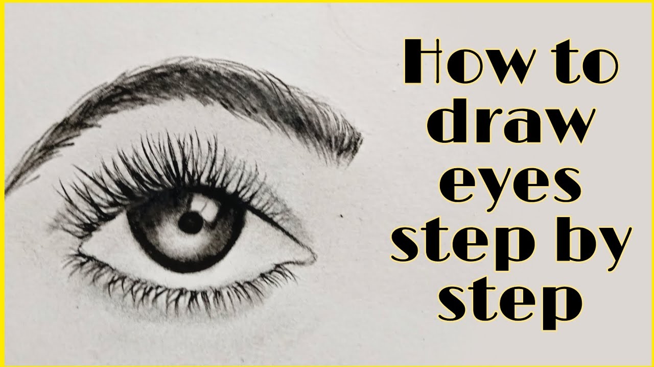 Eye Drawing With This Step By Step Tutorial Youtube