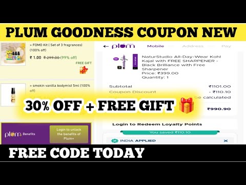 Plum Goodness Coupon New Plum Coupon Code Free Code Today Youtube
