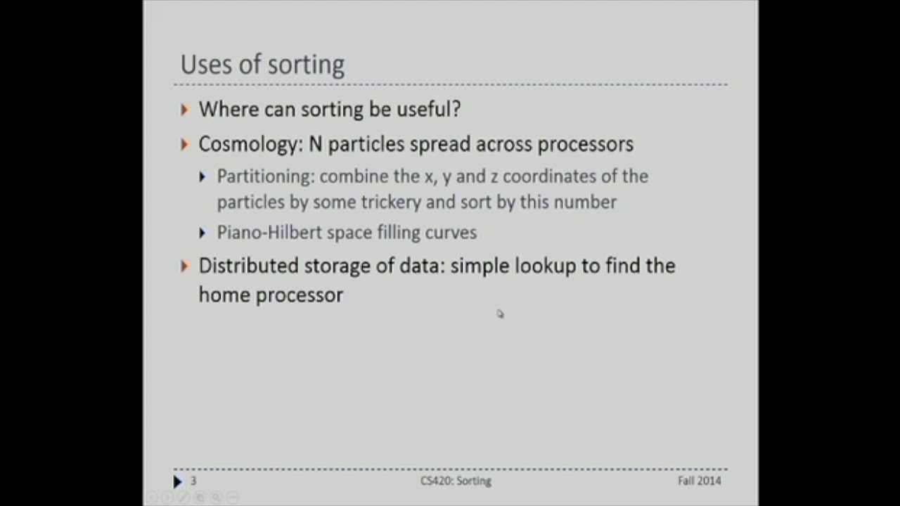 Parallel Sorting Lecture Youtube