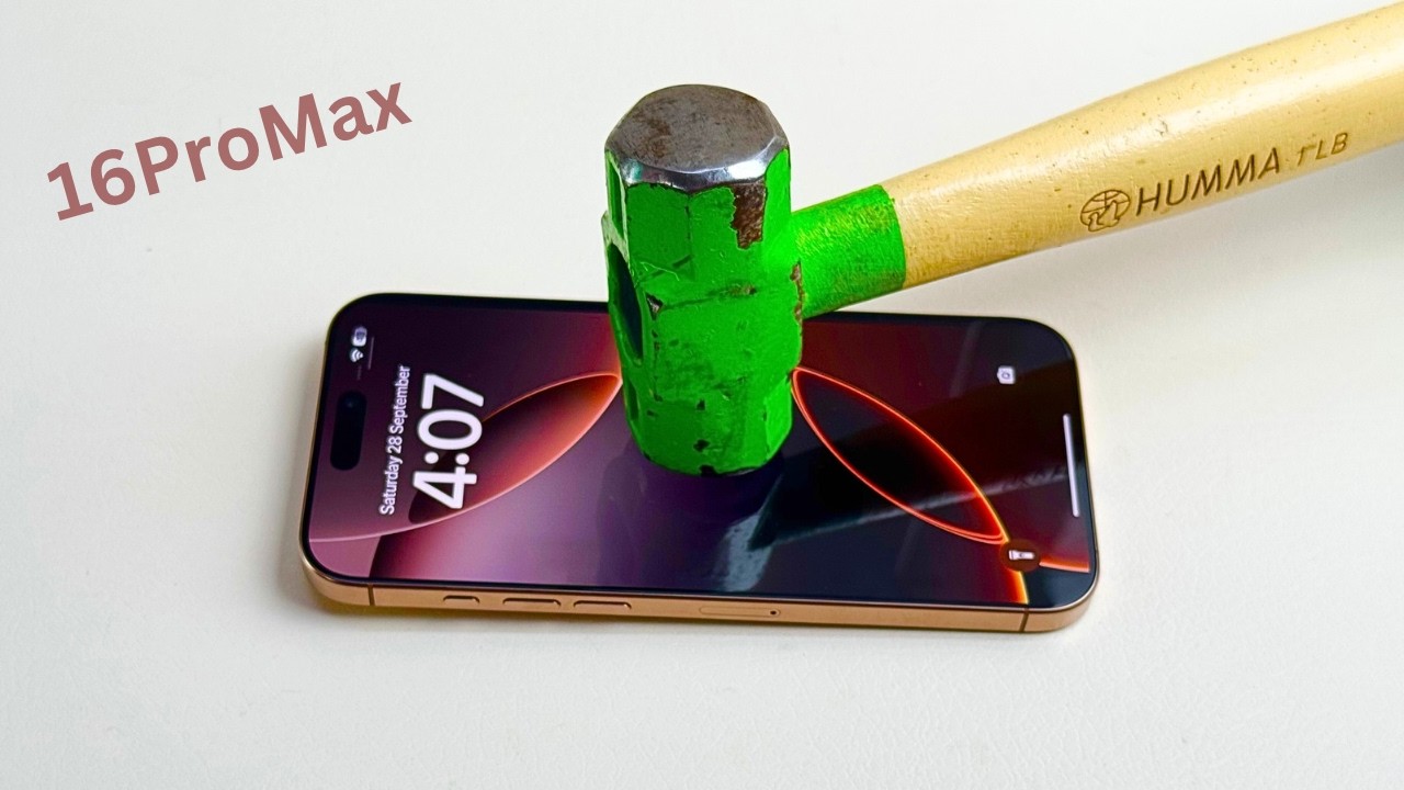 Apple Iphone 16 Pro Max Screen Scratch Test Youtube