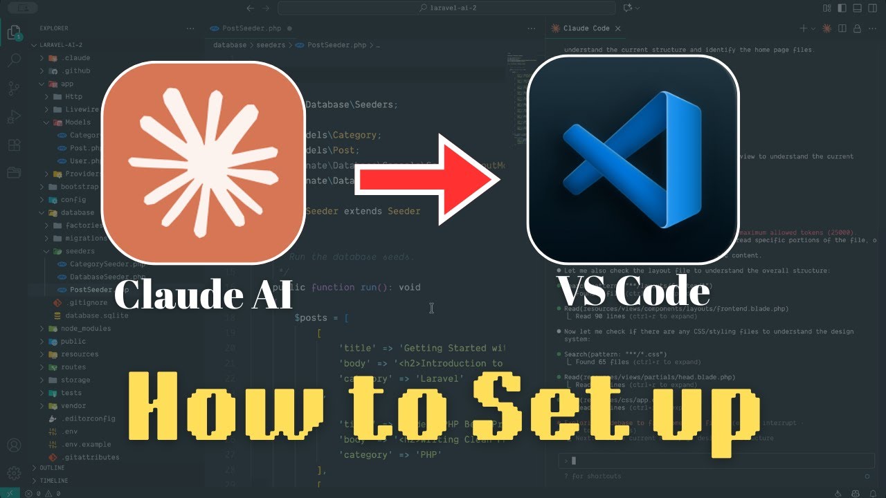 How To Use Claude Code With Vs Code Youtube