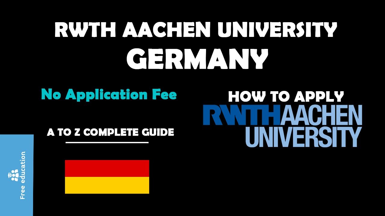 Rwth Aachen University Rwth Aachen University Application Process
