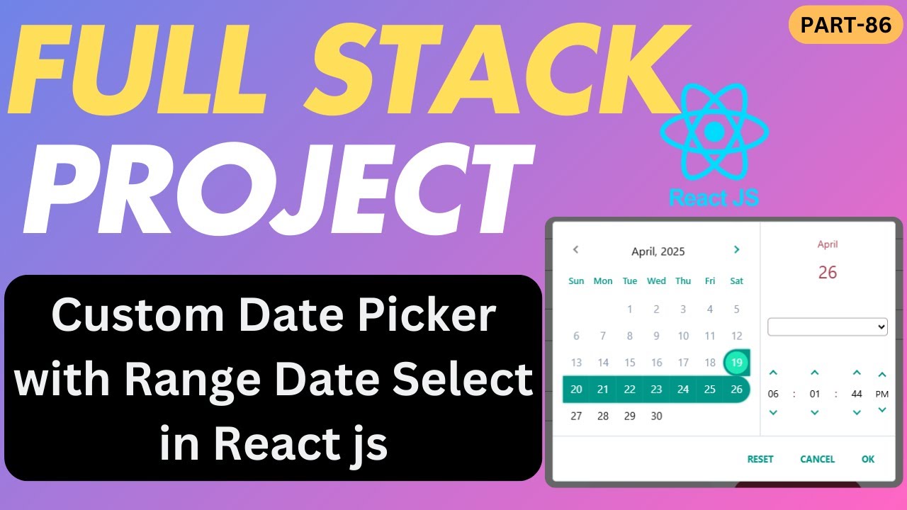 86 Datepicker In React Js Date Picker In React Js Range Date