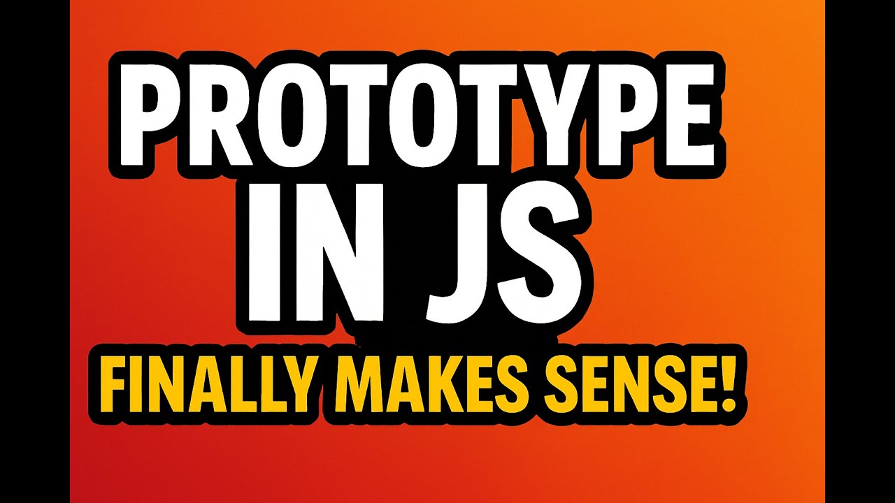 Javascript Prototypes Explained Prototype Chain In Javascript Youtube