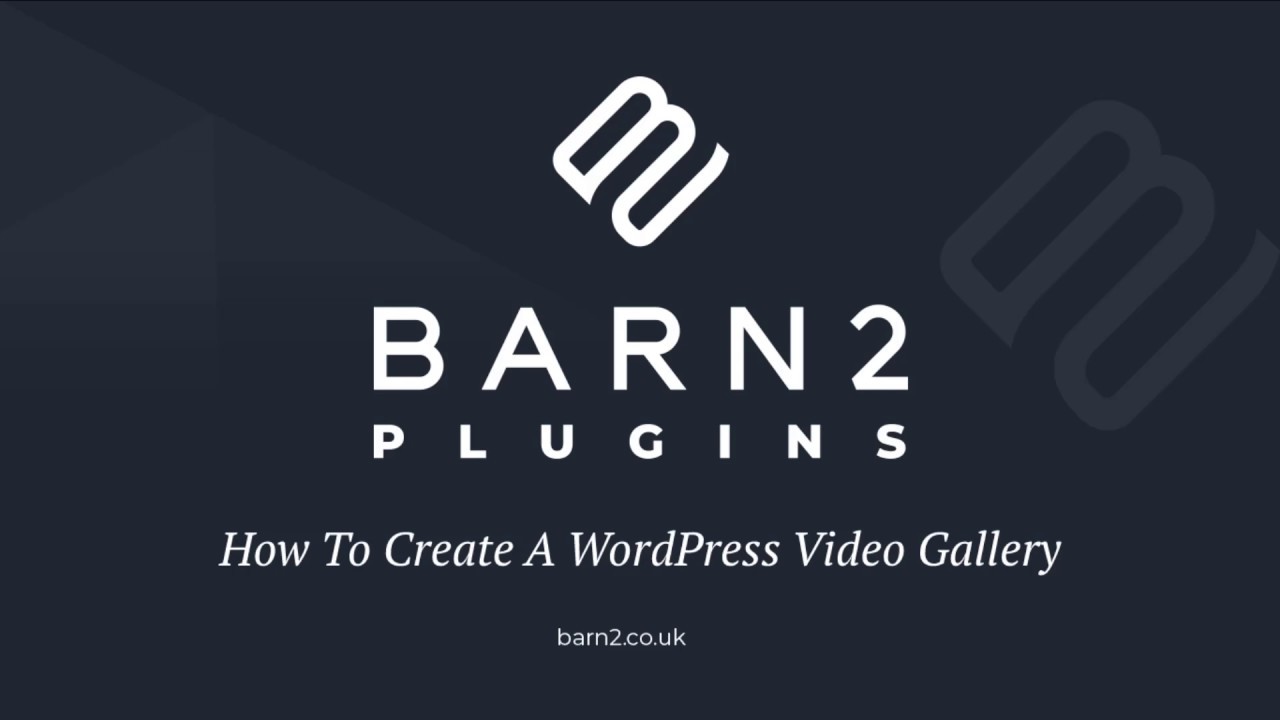Wordpress Video Gallery Plugin Complete Guide Youtube