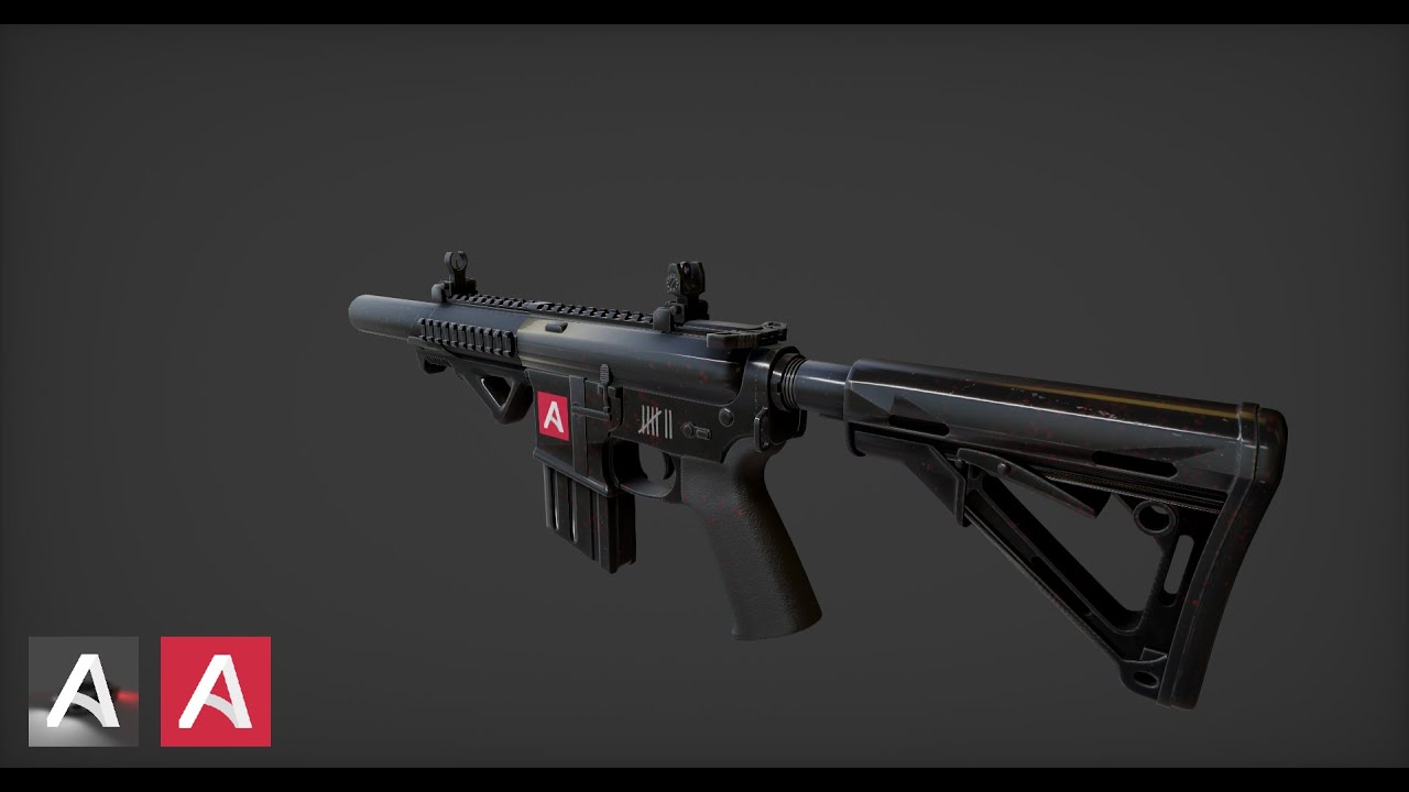 Armorpaint Gun Timelapse Youtube