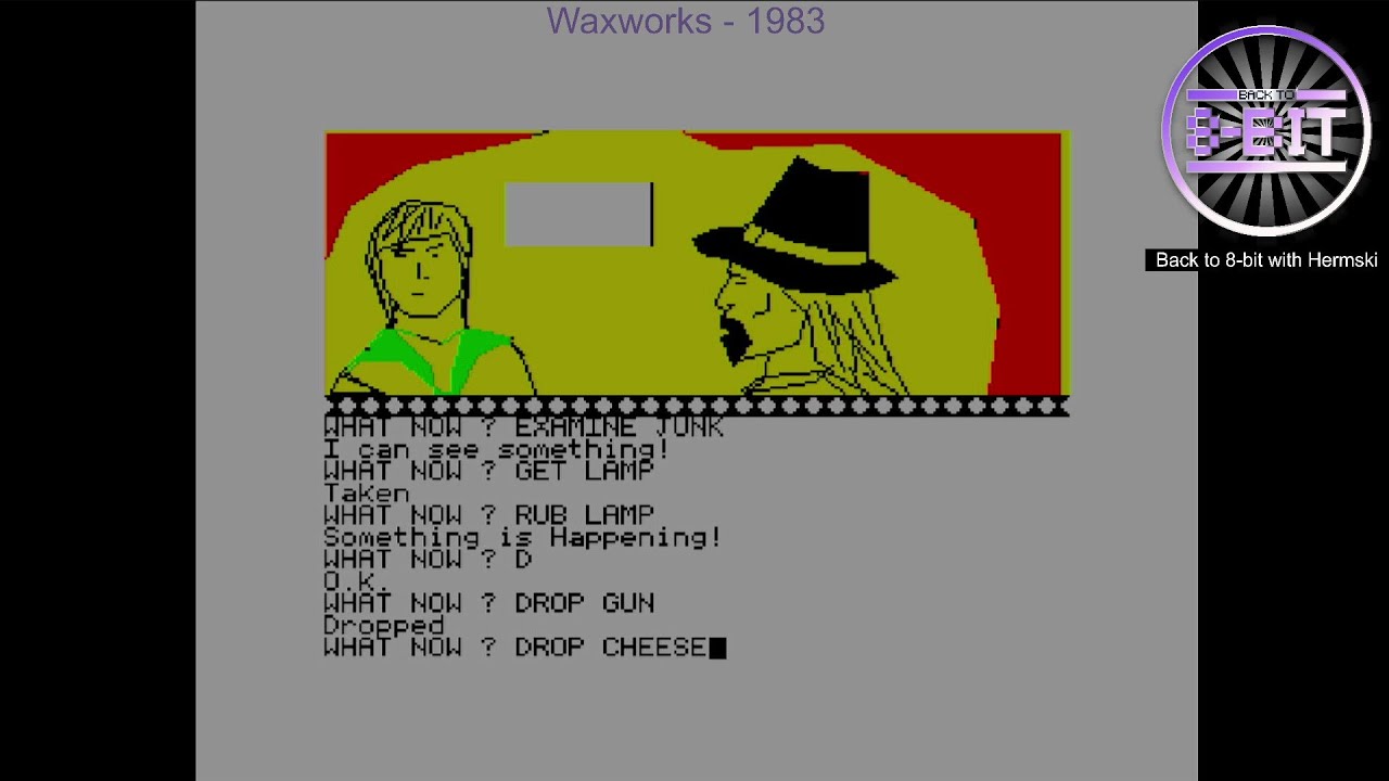Waxworks Sinclair Zx Spectrum Adventure Complete Walkthrough Youtube