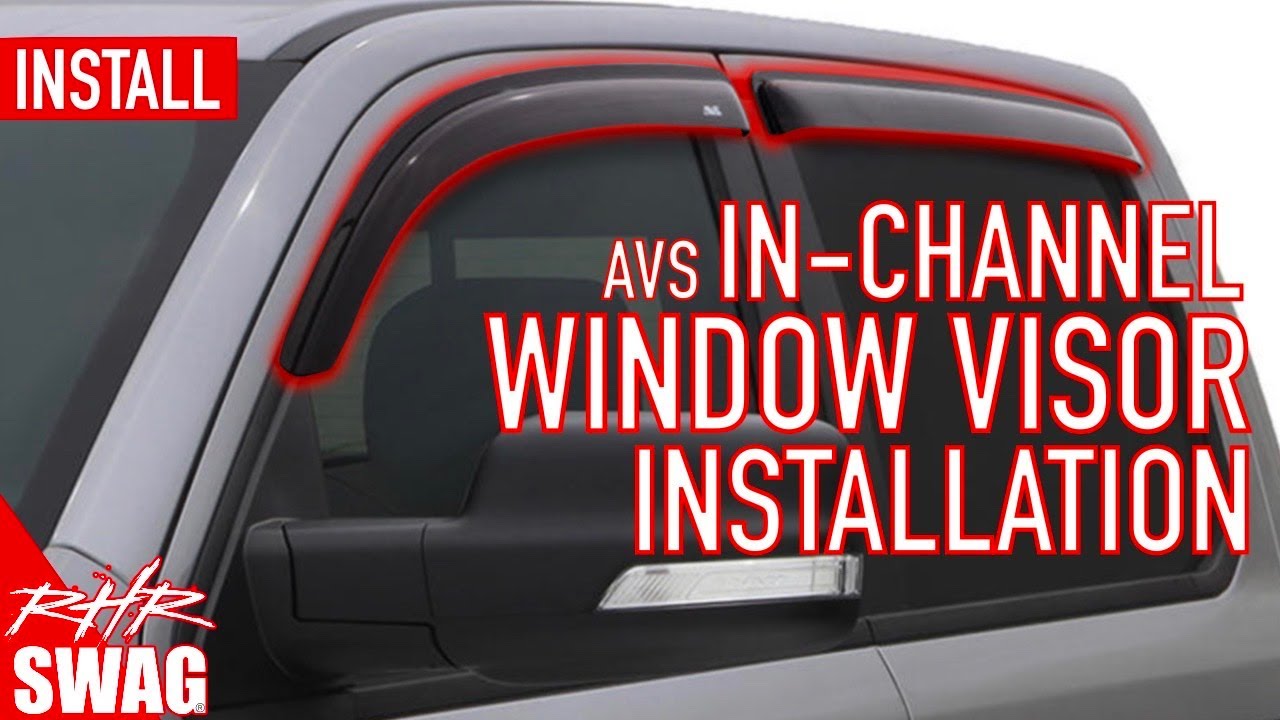 In Channel Window Visor Installation Avs Products Rhrswag Youtube