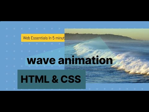 Creating Ocean Waves With Html Css A Step By Step Animation Tutorial