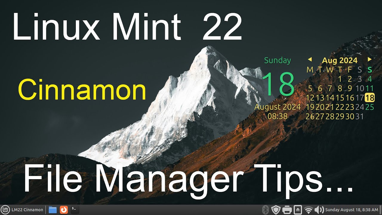 Linux Mint 22 Cinnamon File Manager Tips Youtube