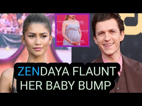 Zendaya Flaunts Her Baby Bump For The First Time After Confirming She