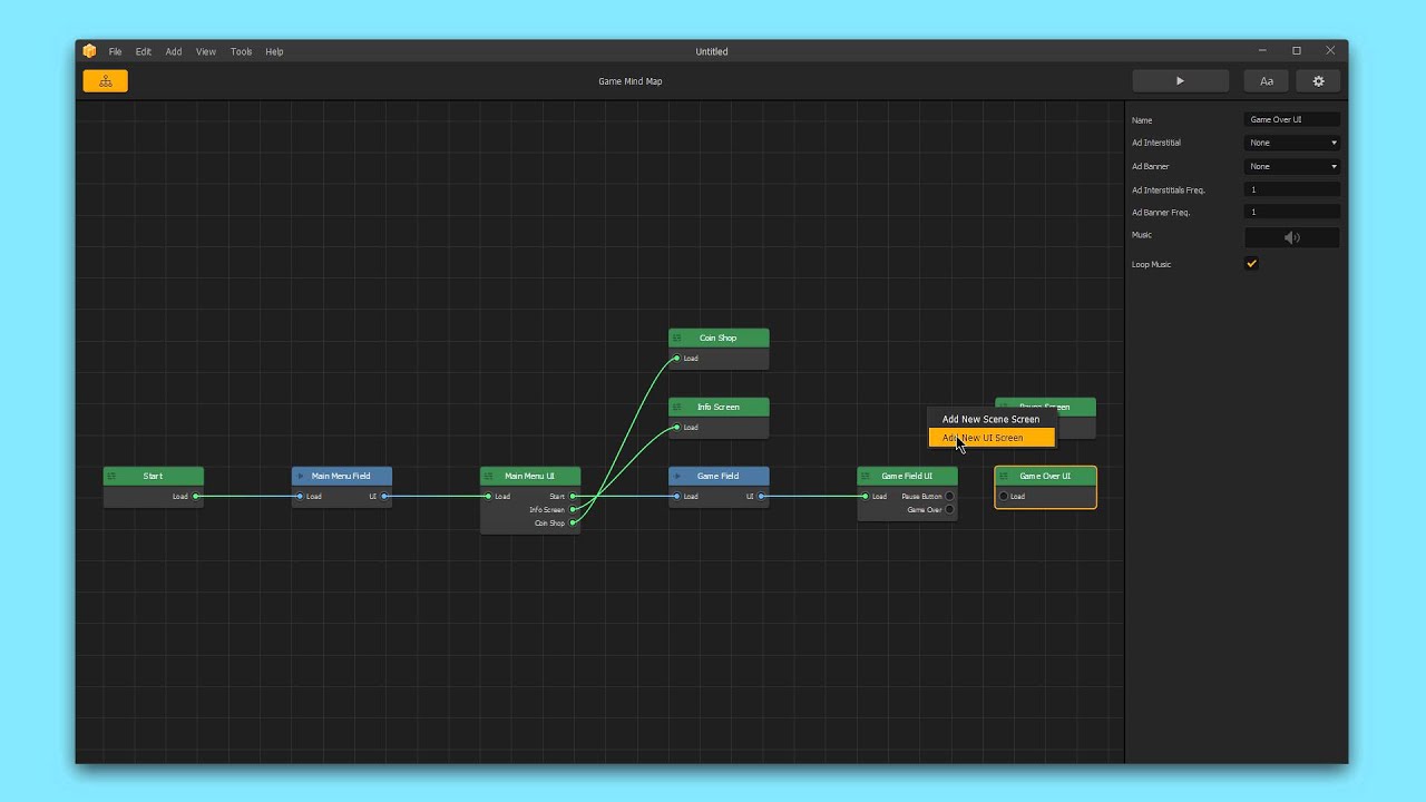 Menu Editor Overview Buildbox 2 Tutorial Youtube