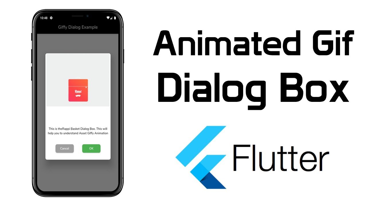 How To Implement Animated Gif Dialog Box In Flutter Flutter Giffy
