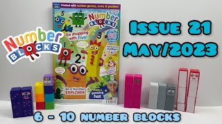 Numberblocks Magazine Issue 21 May 2023 With 6 10 Numberblocks Set ...