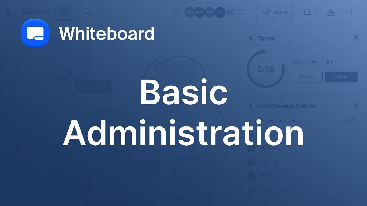 Basic Whiteboard Administration Youtube