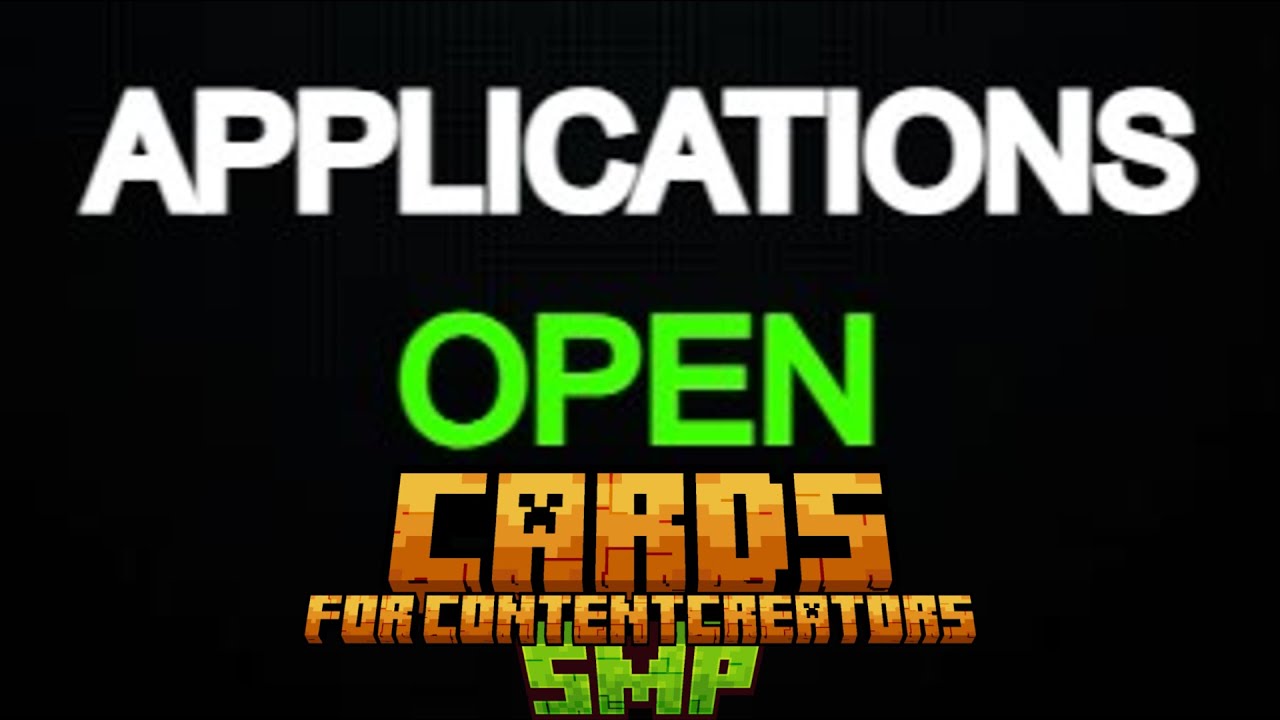 Cards Smp Applications Open Youtube