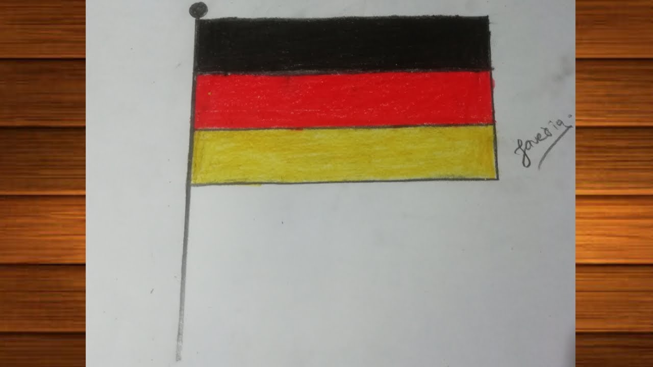 Germany Flag Drawing Easy At Everett Reynolds Blog