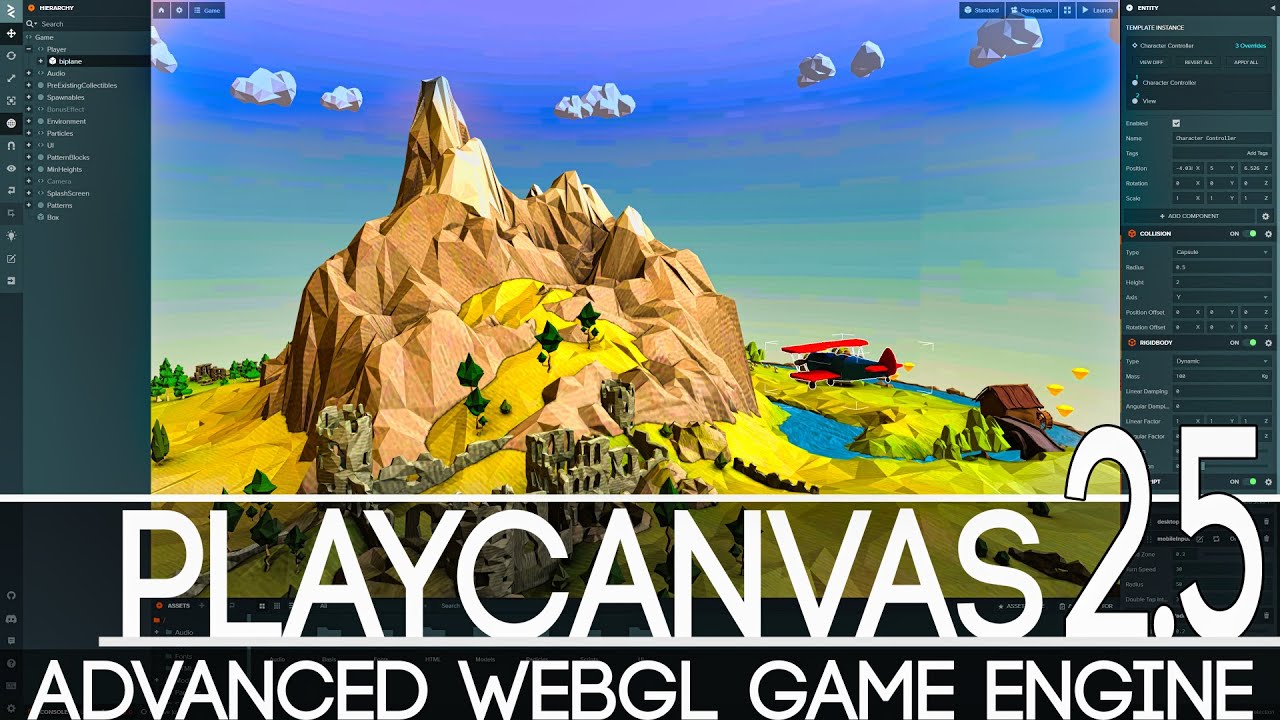 Playcanvas 2 5 The Best 3d Game Engine For Web Youtube
