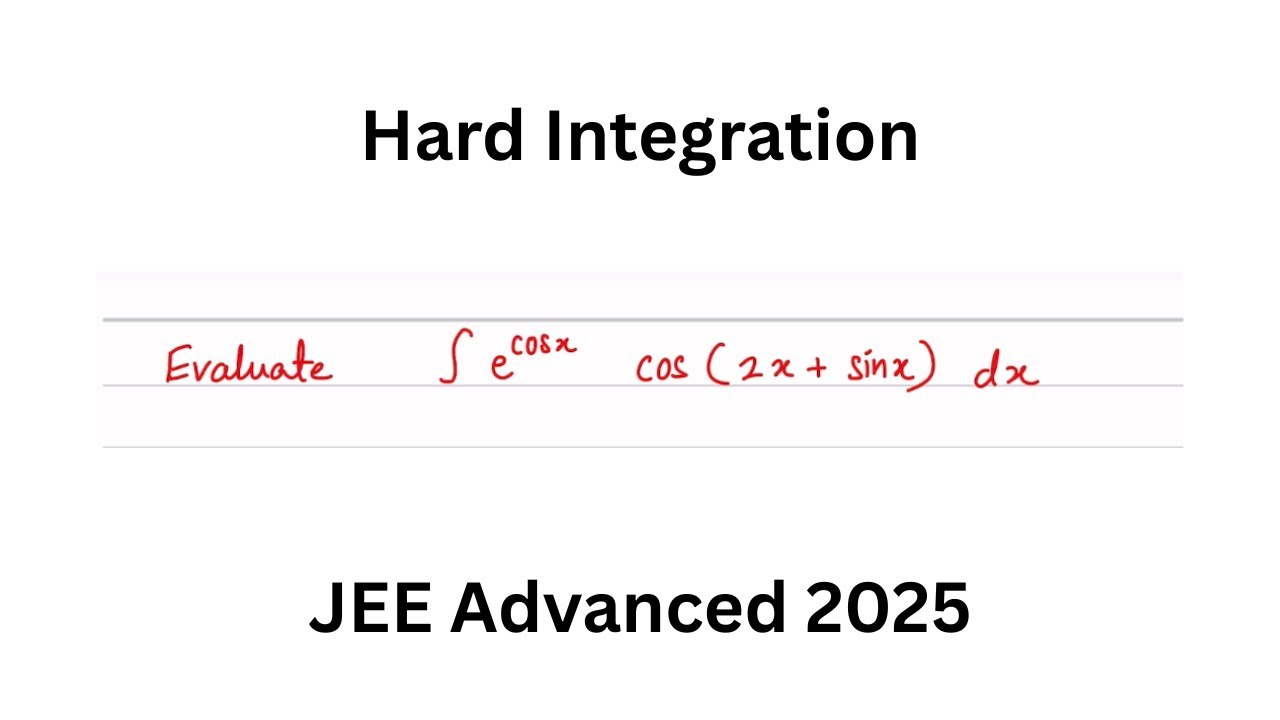 Advanced Integration Question Youtube