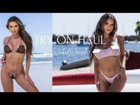 Wicked Weasel Try On Haul My Favourite Sheer Bikinis Tayla Perrin