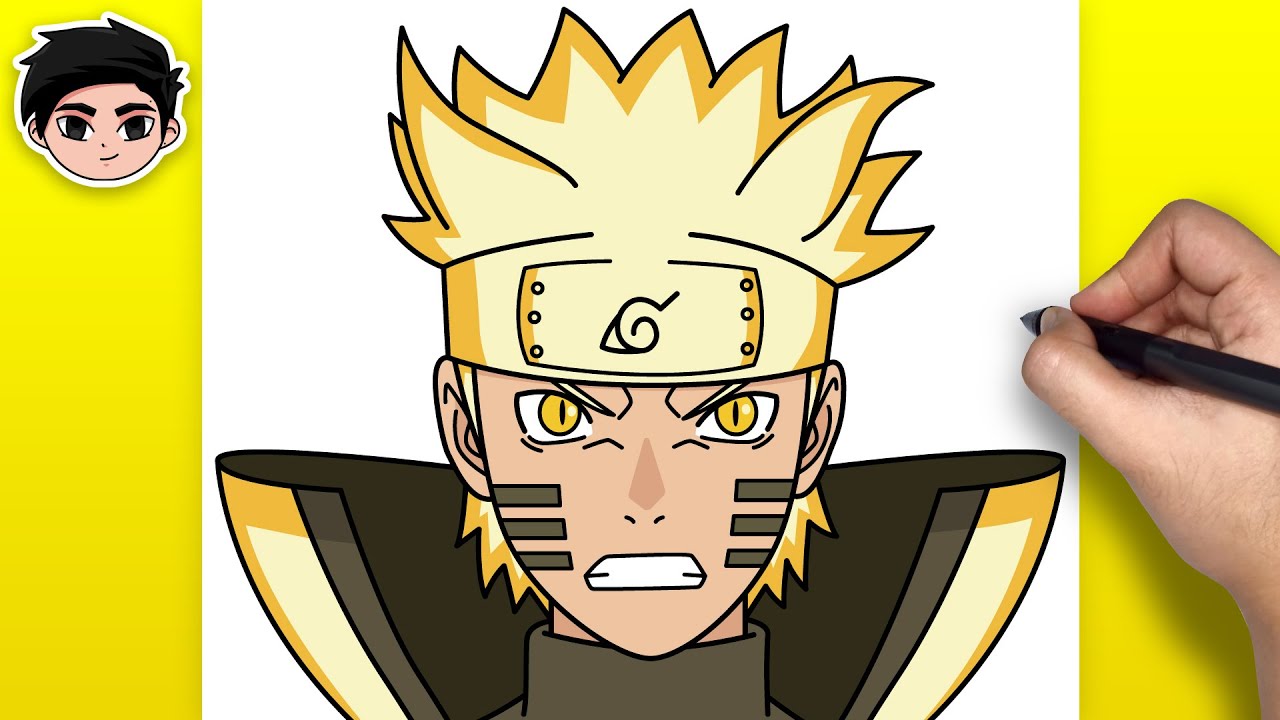 How To Draw Naruto Sage Mode Step By Step