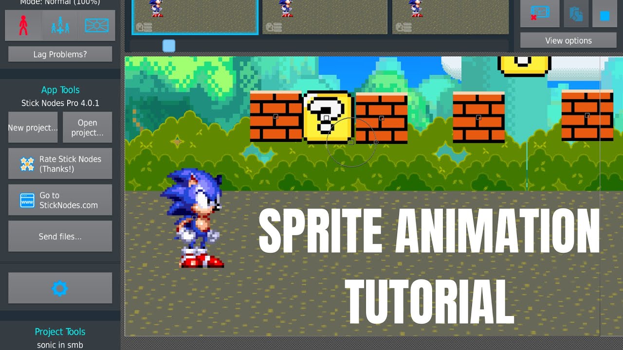 Sticknodes Sprite Animation 1 The Basics Youtube