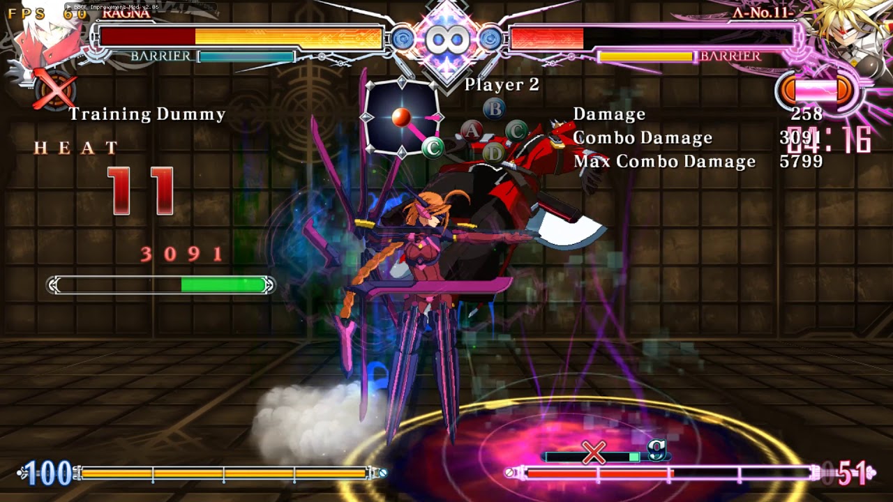 Bbcf 2 0 Lambda Neta Combo 1 Youtube