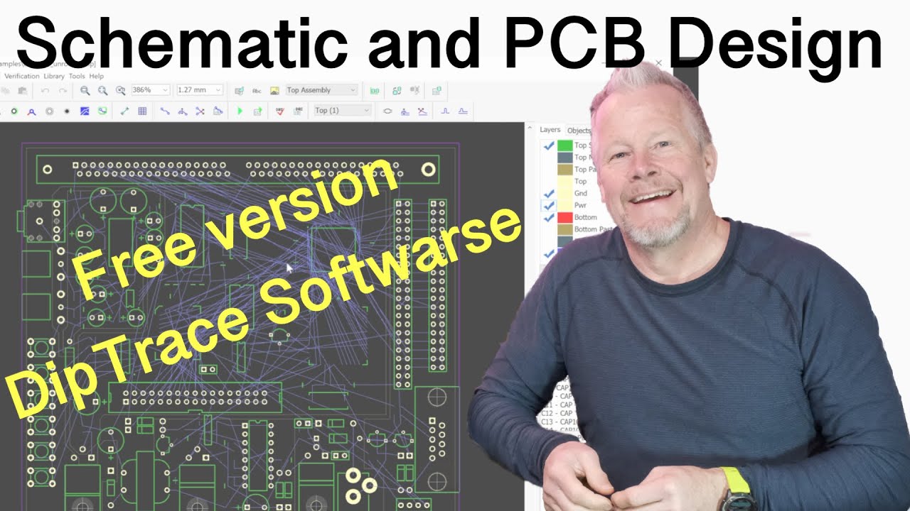 Schematic Capture And Pcb Design With Diptrace Youtube