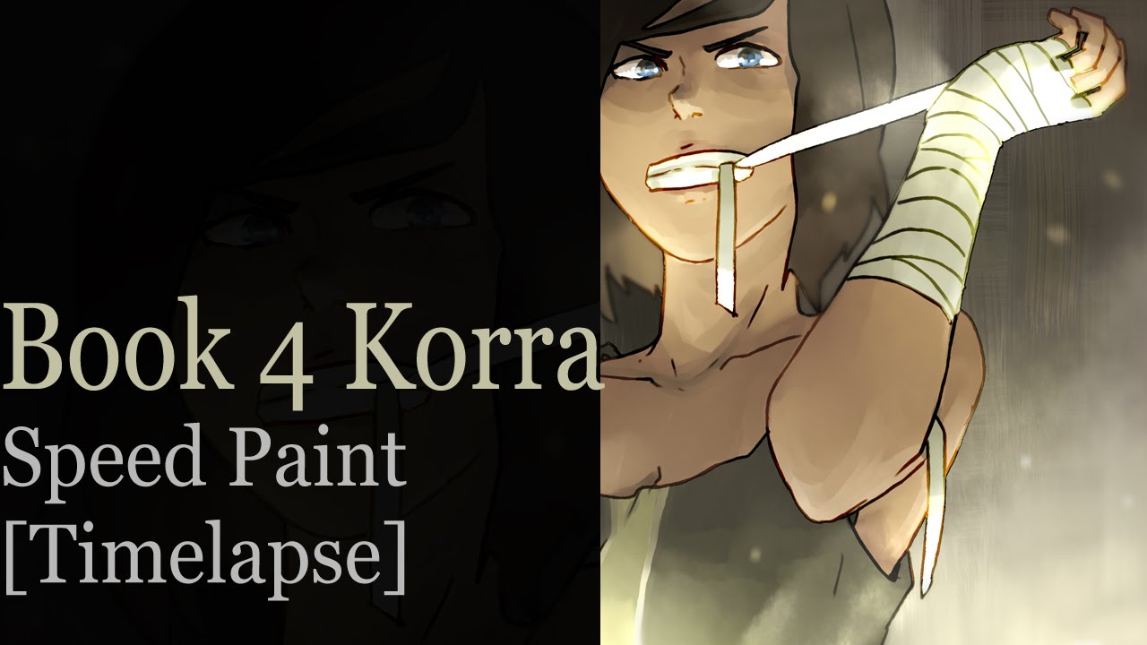 Book 4 Korra Speed Paint Timelapse Youtube