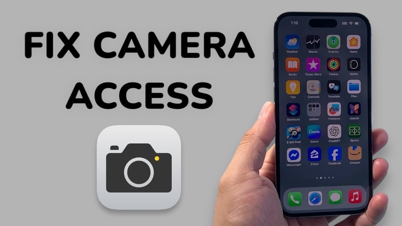 Iphone Not Allowing Camera Access To Apps Fixed Youtube
