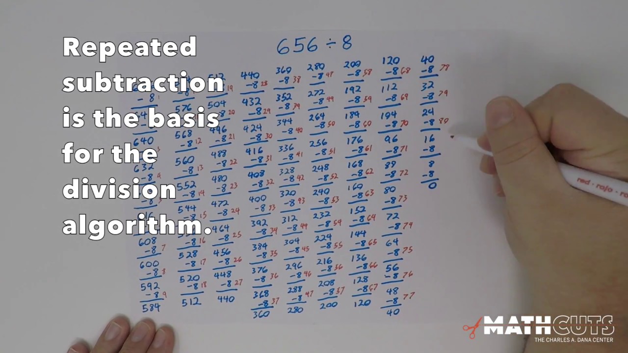 Mathcuts Standard Algorithm Division Youtube
