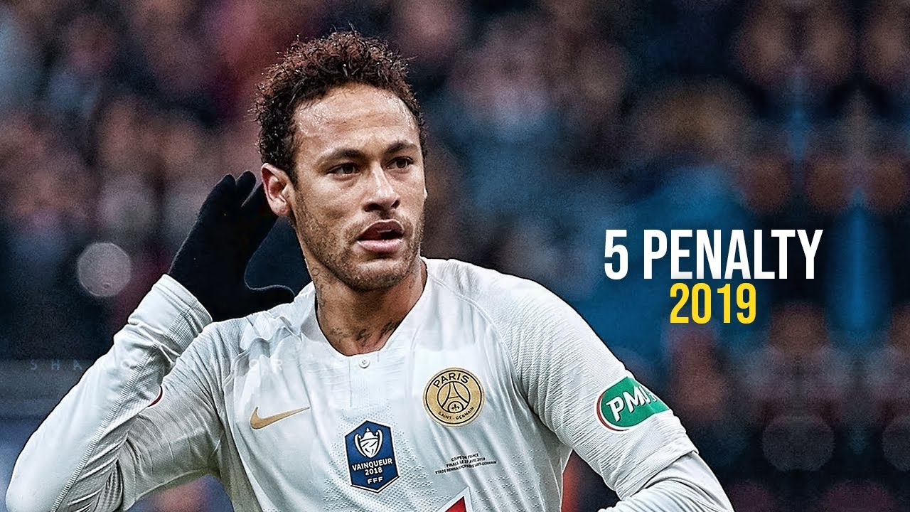 Neymar Jr All 5 Penalty In 2018 19 Hd Youtube
