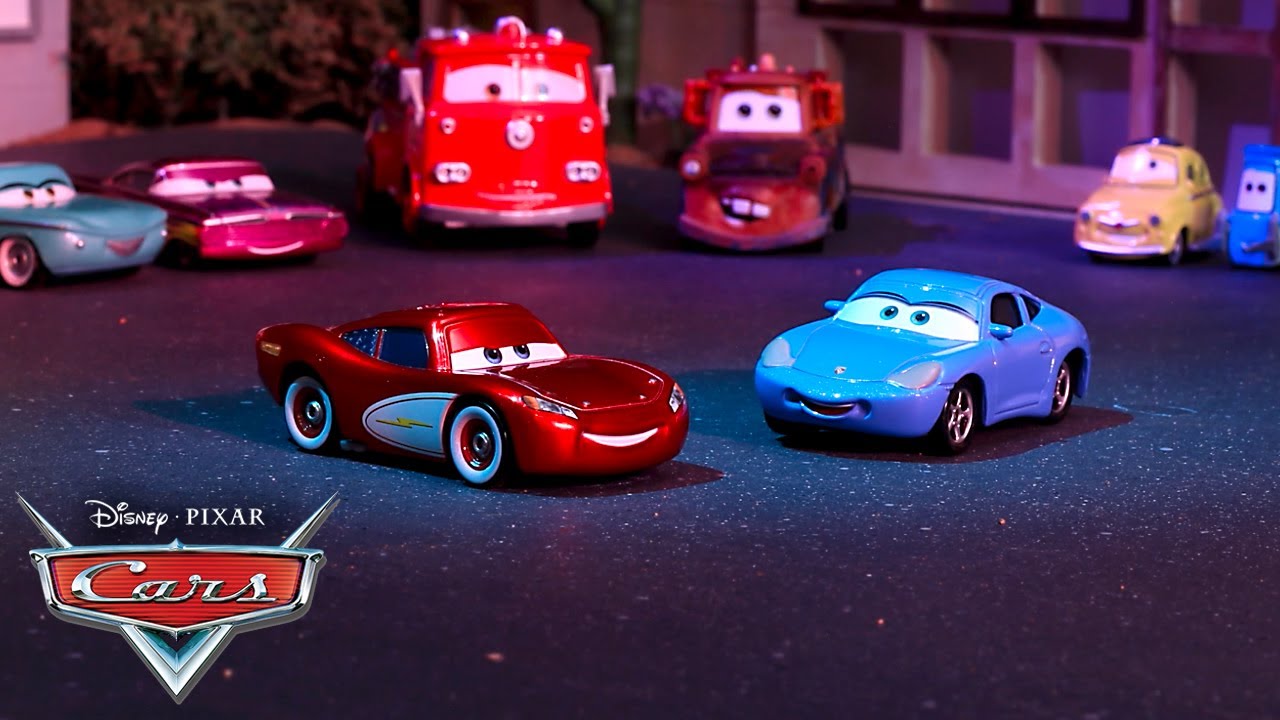 El Equipo De Rayo Mcqueen En Stop Motion Radiator Springs Pixar