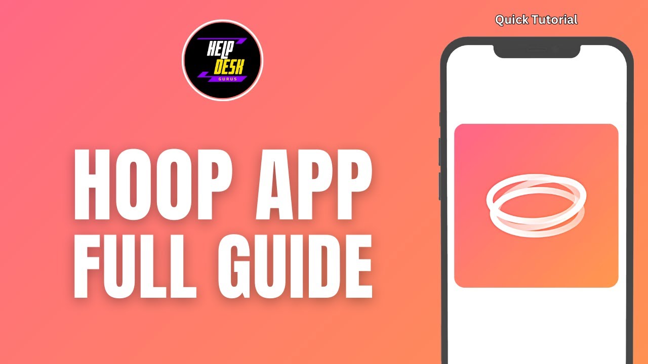 How To Use Hoop Application Hoop App Full Guide Youtube