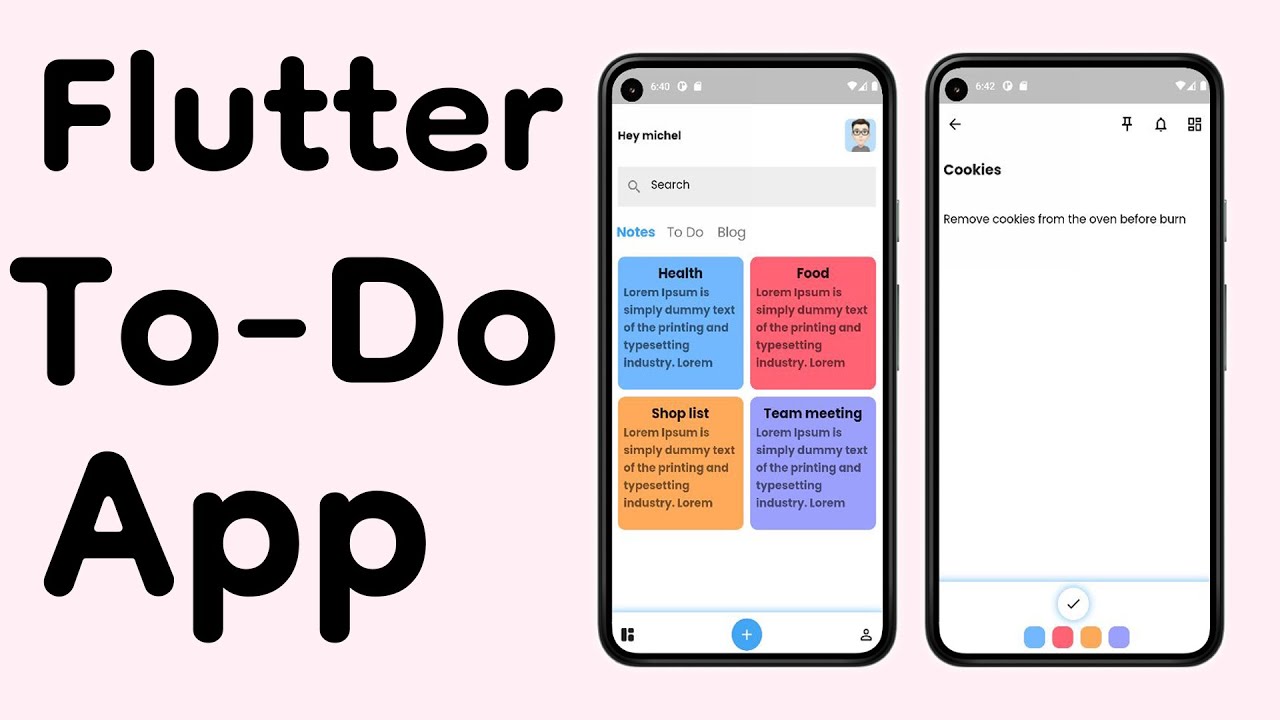 Flutter Todo App Flutter App Development Flutter Notepad App