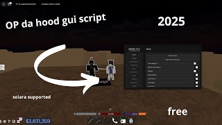 Op Da Hood Script Gui Neckgrabs Free Solara Supported Da Hood 2025 ...