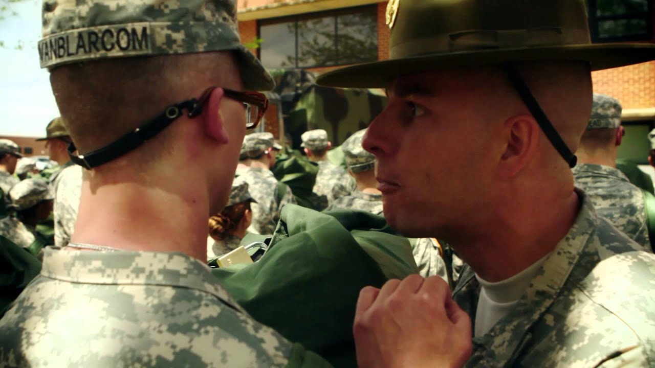 National Guard Bct Basic Training Day 1 Youtube