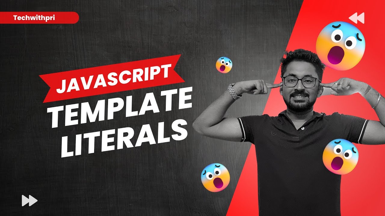 Javascript Template Literals Youtube