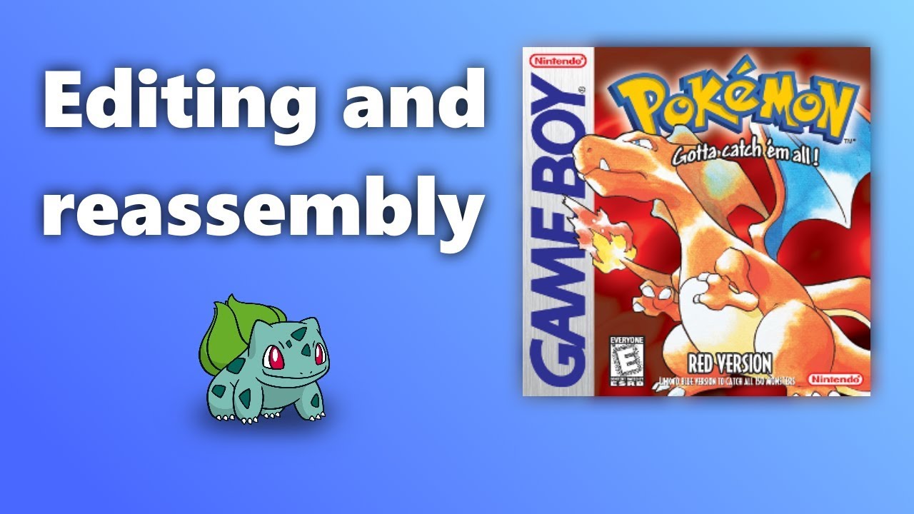 Reassembling Pokemon Red Youtube