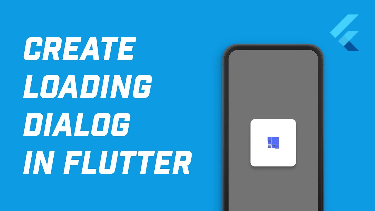 How To Create Loading Alert Dialog In Flutter Youtube