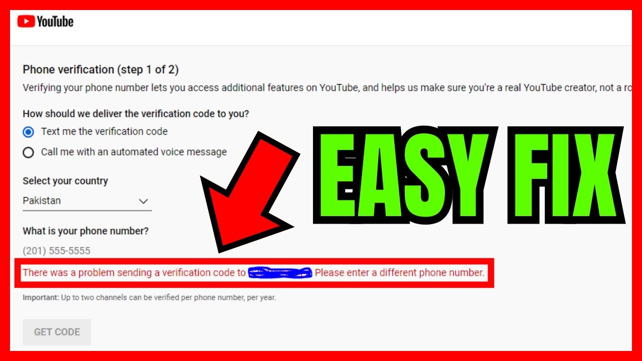 There Was A Problem Sending A Verification Code To Please Enter A